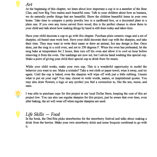 Children of the Longhouse Unit Study – Five Senses Literature Lessons