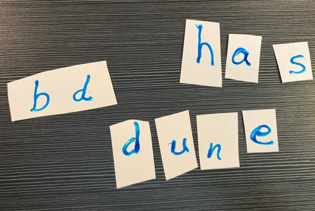 Homemade Multi-sensory Letters